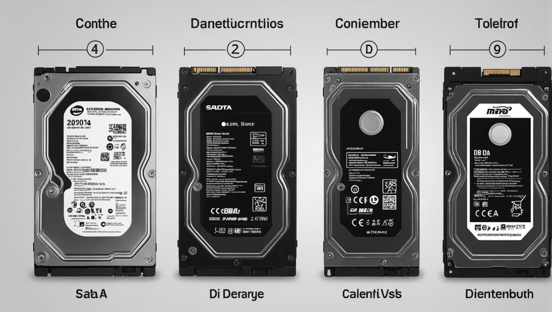 Les différentes connectiques de disques durs: SATA, USB, Thunderbolt ...